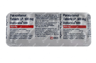 Doliprane 500 MG Tablet | Order DOLIPRANE 500 MG Tablet 10 Online at ...