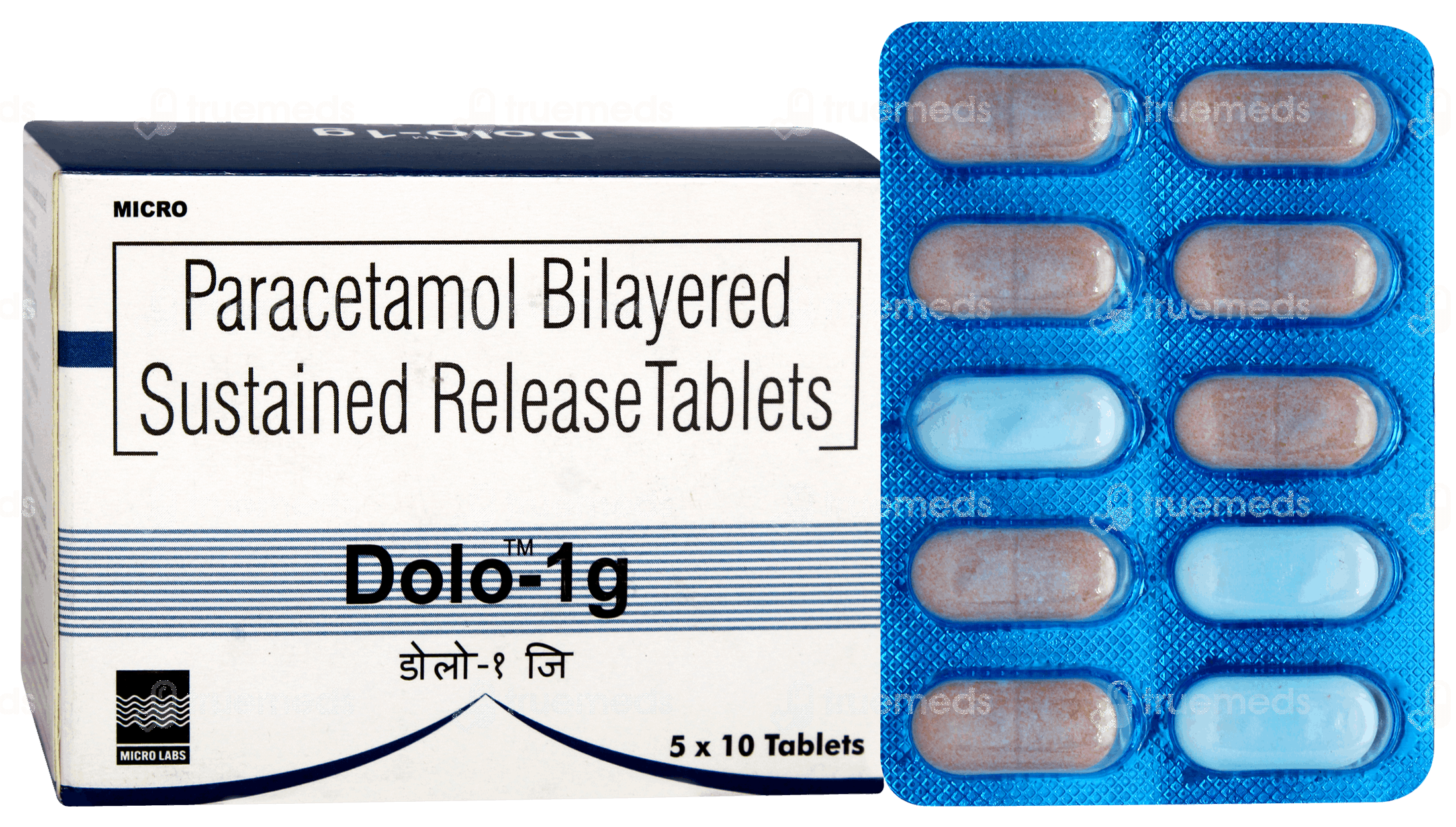 Dolo 1000 MG | Order DOLO 1000 MG Tablet 10 Online at Truemeds
