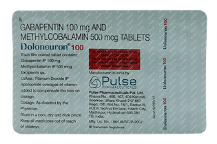 Doloneuron 100 Mg/500mcg | Order Doloneuron 100 Mg/500mcg Tablet Online ...