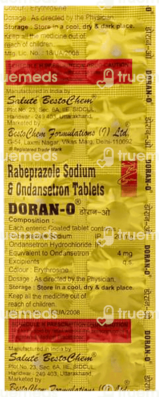 Doran O 420 Mg Tablet 10 - Uses, Side Effects, Dosage, Price | Truemeds