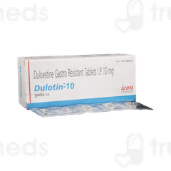 Dulotin 10 Mg Tablet 10 - Uses, Side Effects, Dosage, Price | Truemeds
