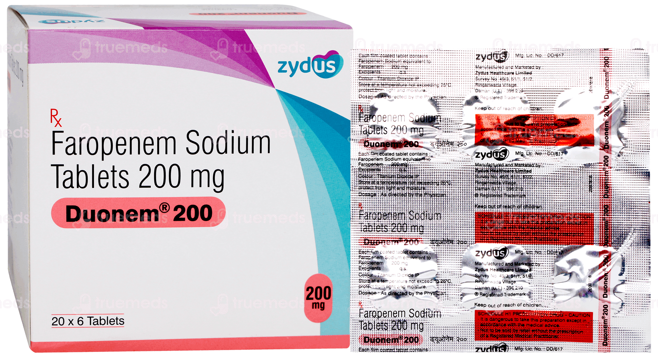 Duonem 200 MG | Order Duonem 200 MG Tablet Online at Truemeds