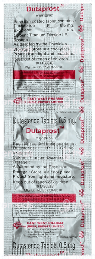 Dutaprost 0.5 MG | Order Dutaprost 0.5 MG Tablet Online at Truemeds