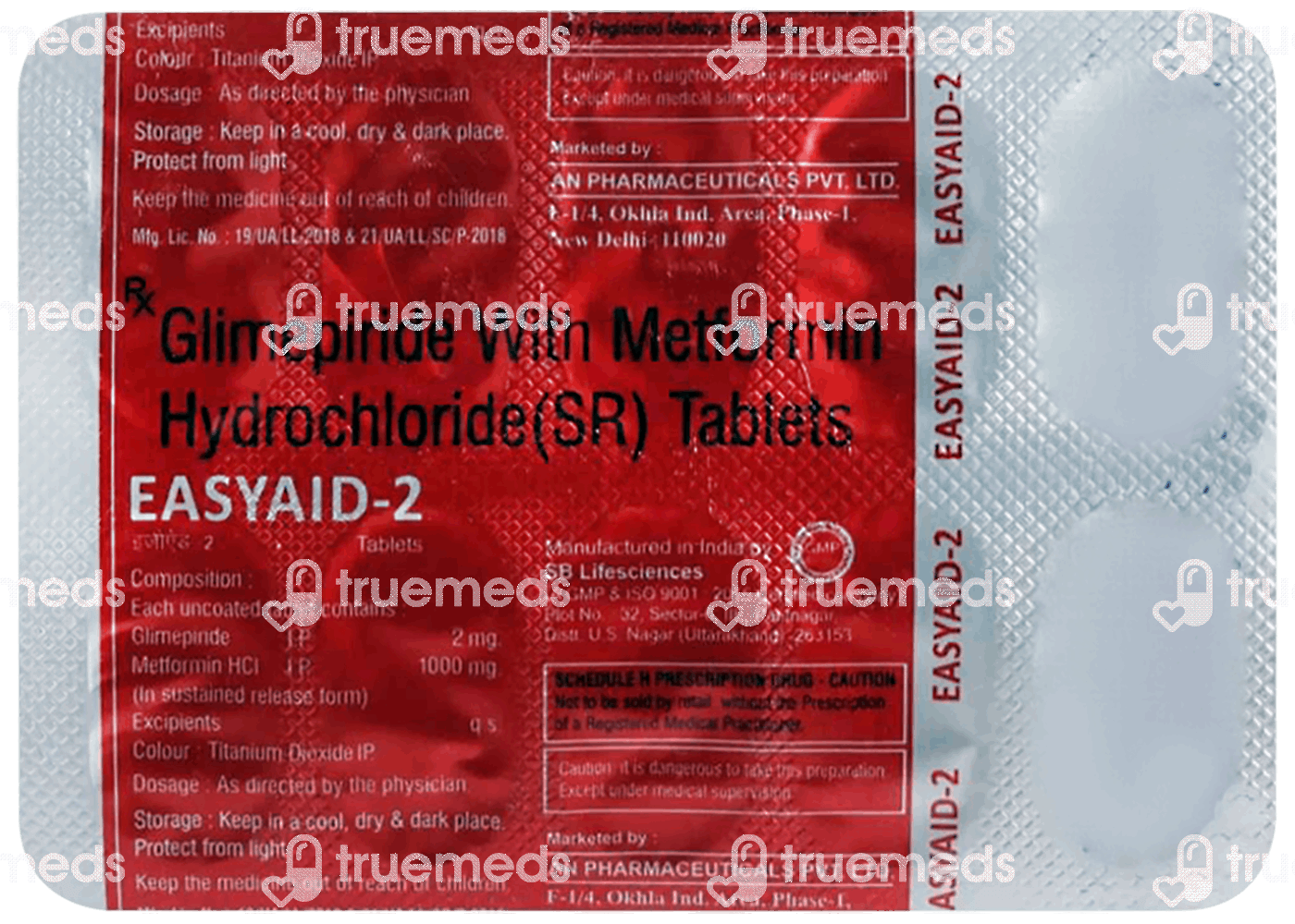 Easyaid 2 Tablet Sr 10: Uses, Side Effects, Price & Substitutes