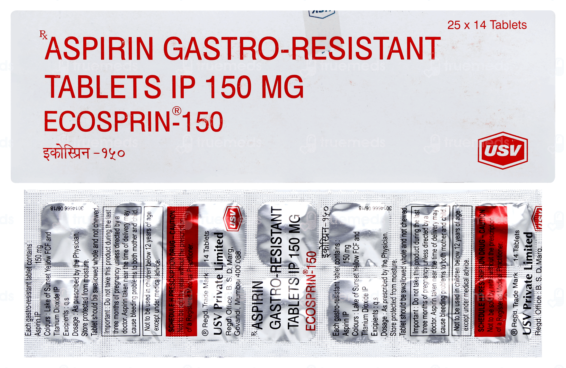 Ecosprin 150 Tablet: Uses, Side Effects, Price & Substitutes