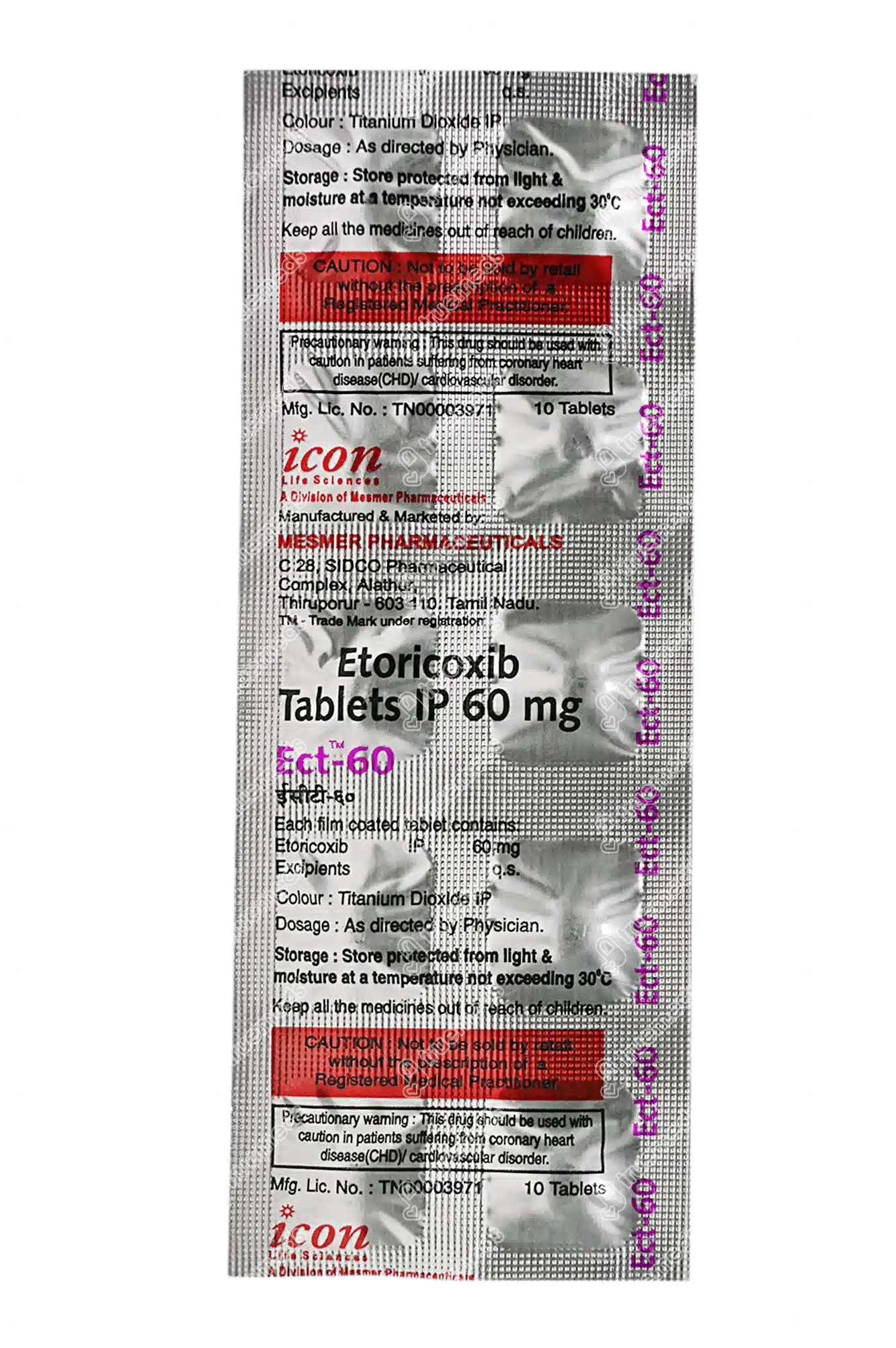 Ect 60 MG | Order Ect 60 MG Tablet Online at Truemeds