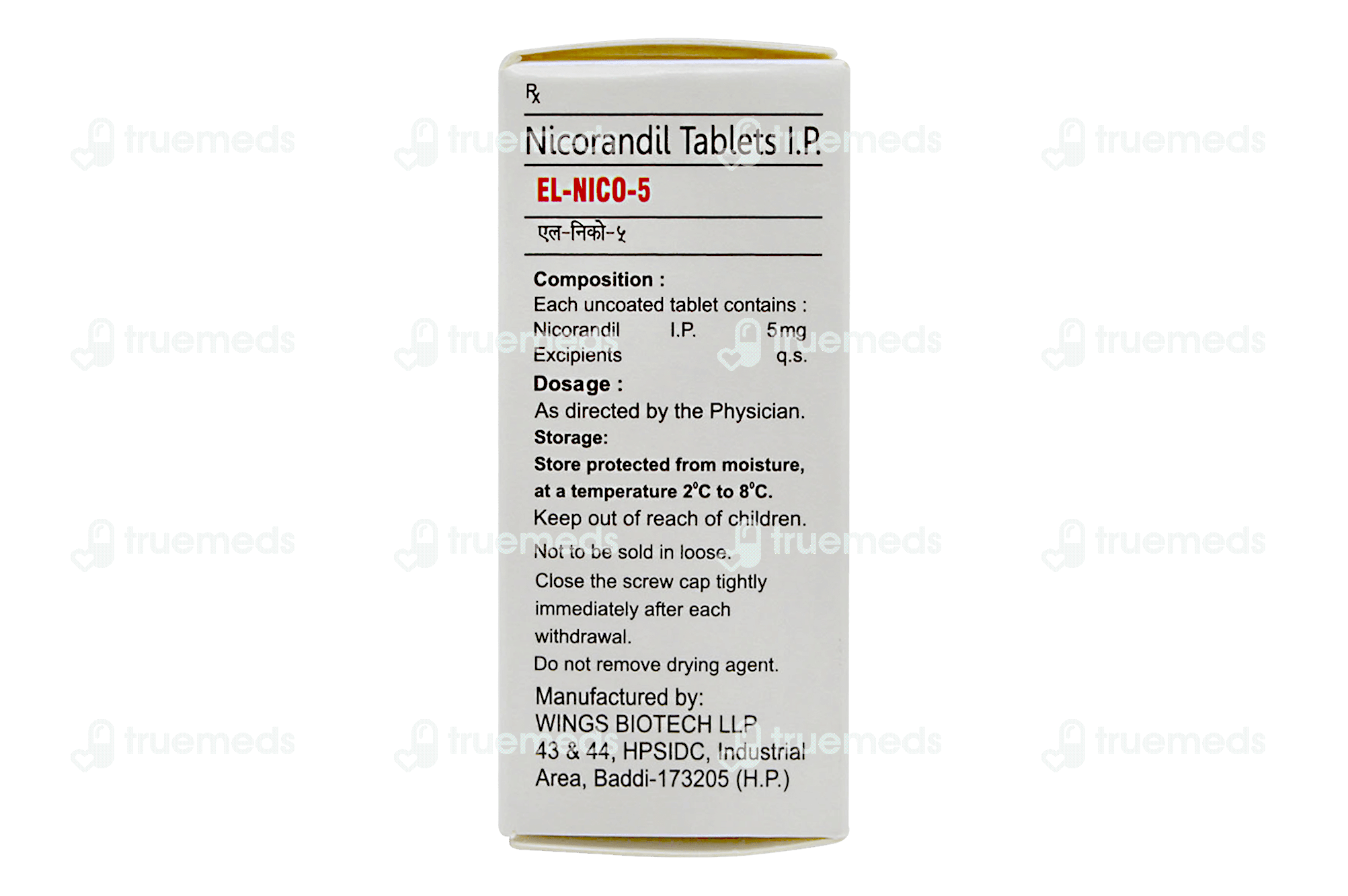 El Nico 5 MG | Order El Nico 5 MG Tablet Online at Truemeds