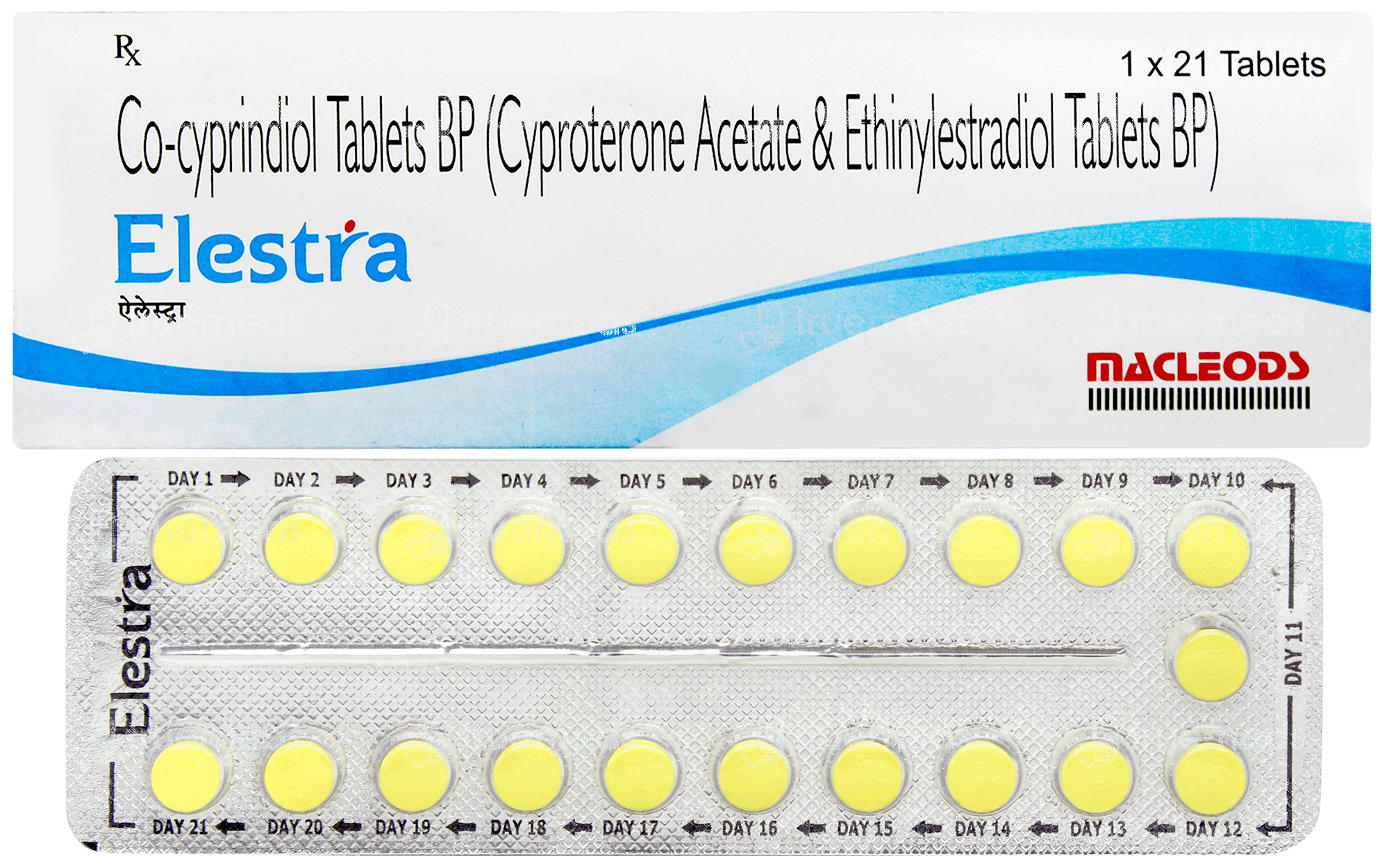 Elestra 0.035/2 MG | Order Elestra 0.035/2 MG Tablet Online at Truemeds