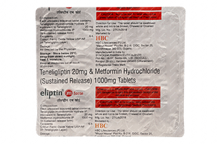 Eliptin M Forte 201000 Mg Tablet 15 - Uses, Side Effects, Dosage, Price ...