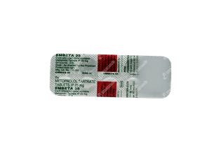 Embeta 25 Mg Tablet 10 - Uses, Side Effects, Dosage, Price | Truemeds