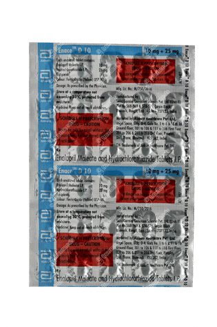 Enace D 10/25 MG | Order Enace D 10/25 MG Tablet Online at Truemeds