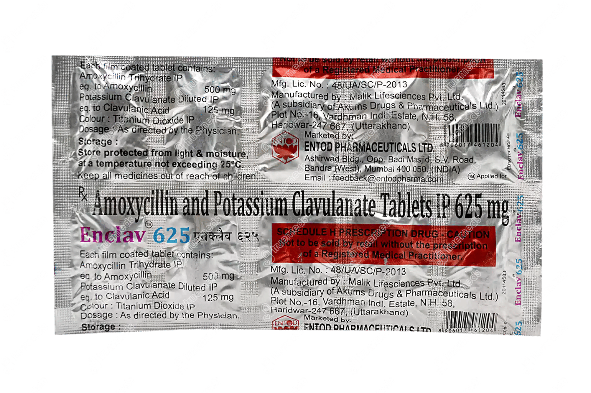Enclav 500/125 Mg Tablet: Uses, Side Effects, Price & Substitutes