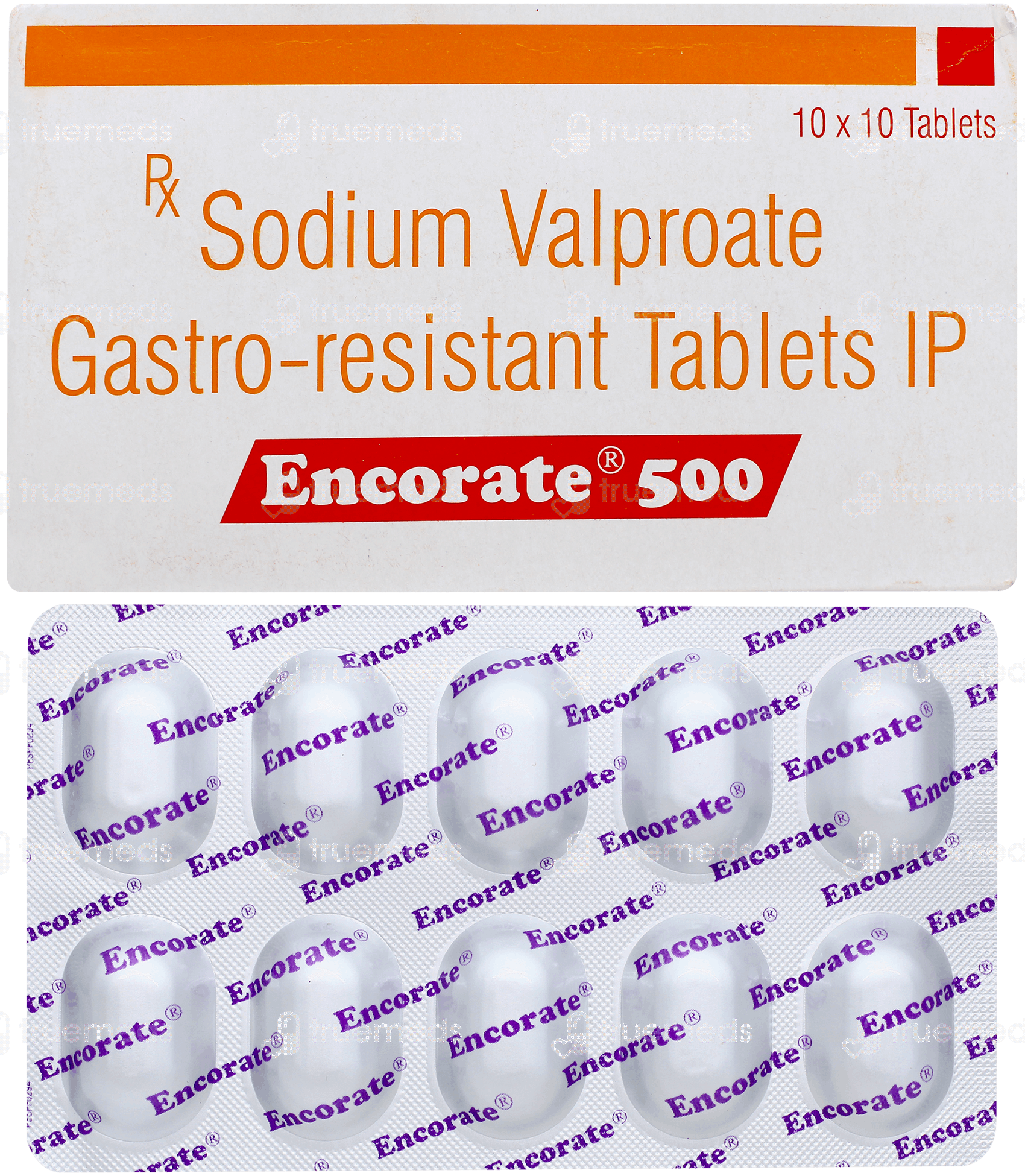 Encorate 500 Tablet 10: Uses, Side Effects, Price & Substitutes