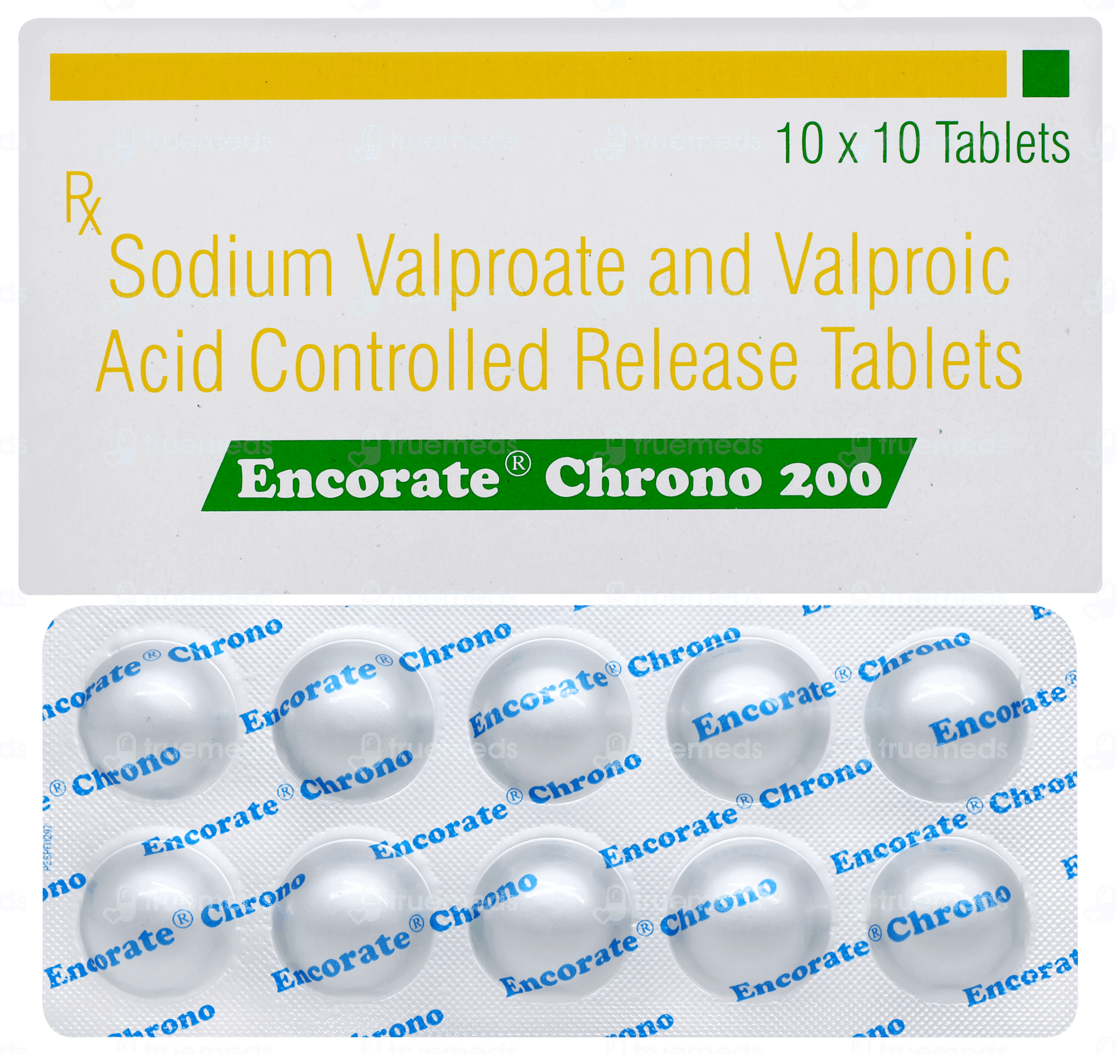 Encorate Chrono 200 Tablet 10: Uses, Side Effects, Price & Substitutes