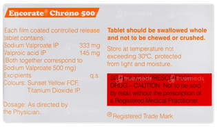 Encorate Chrono 500 MG | Order Encorate Chrono 500 MG Tablet Cr Online ...