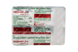 Endoformin G Forte 2/1000 Mg Tablet: Uses, Side Effects, Price ...