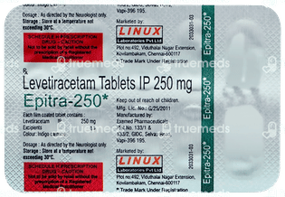 Epitra 250 MG | Order Epitra 250 MG Tablet Online at Truemeds