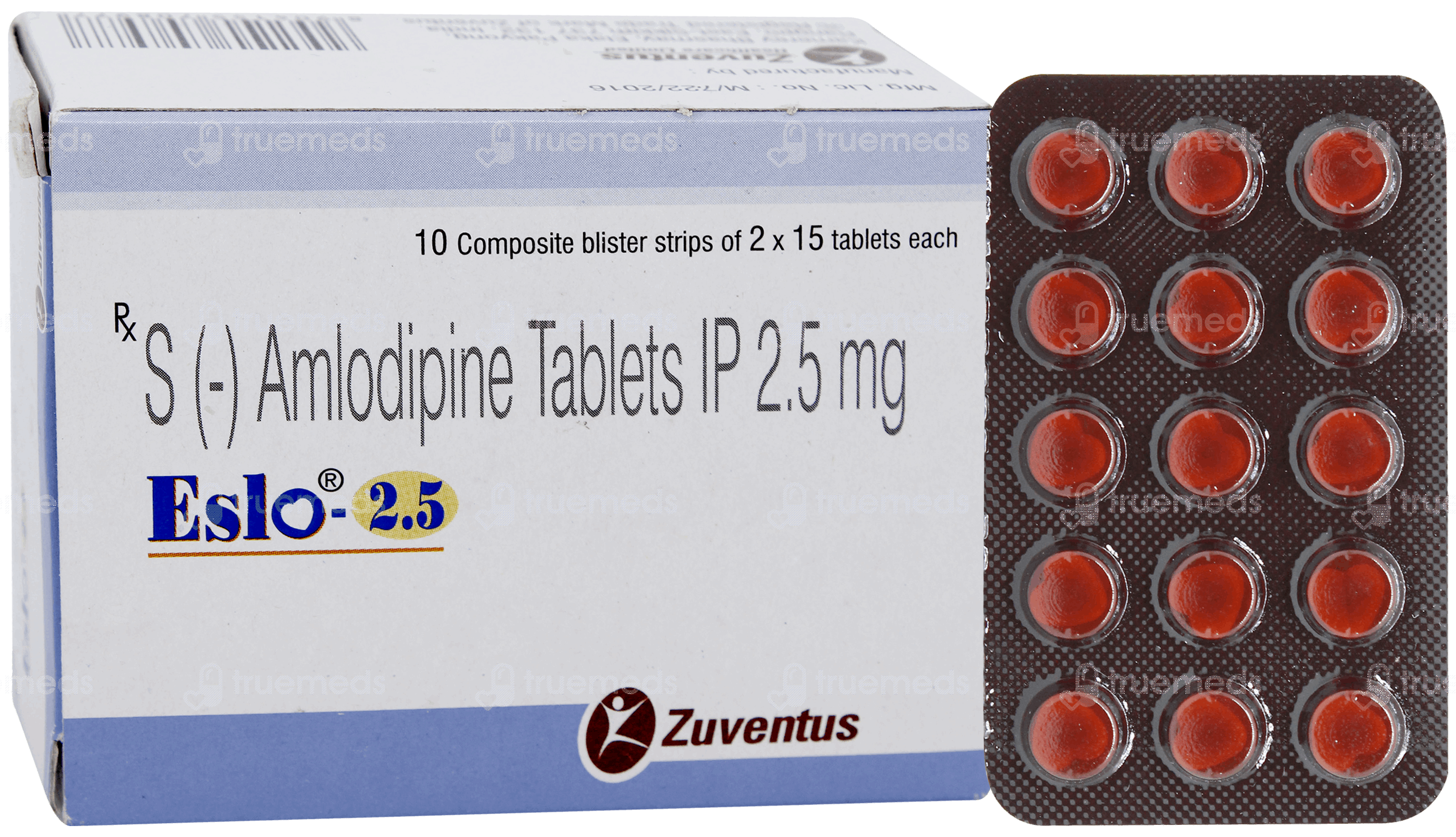 Buy Eslo 2.5 MG Strip Of 15 Tablets Online at Truemeds