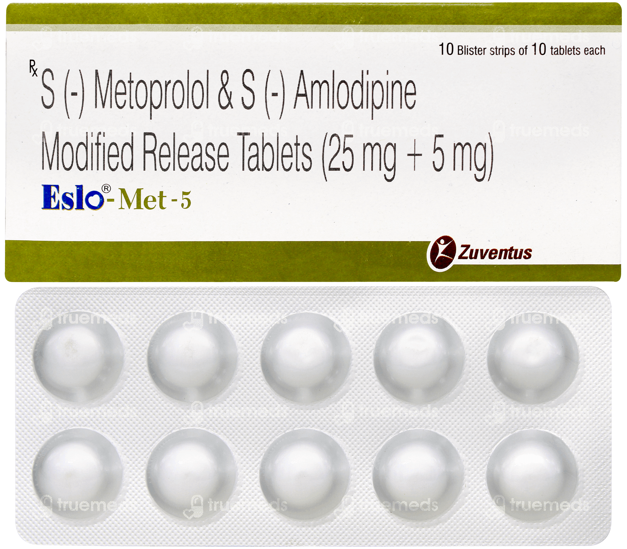 Eslo Met 25/5 MG Tablet | Order ESLO MET 25/5 MG Tablet 10 Online at ...