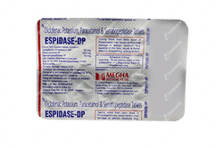 Espidase Dp 50/325/10 MG Tablet 10 - Uses, Side Effects, Dosage, Price ...