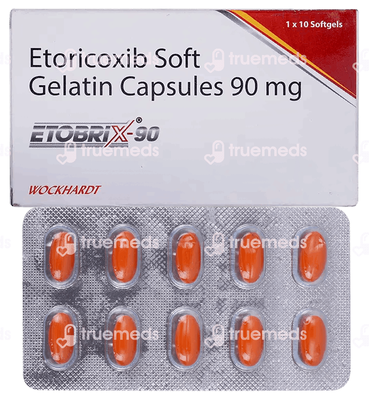 Etobrix 90 Mg Capsule 10 - Uses, Side Effects, Dosage, Price | Truemeds