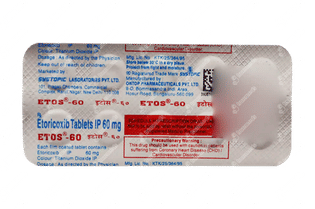 Etos 60 Mg Tablet 10 - Uses, Side Effects, Dosage, Price | Truemeds
