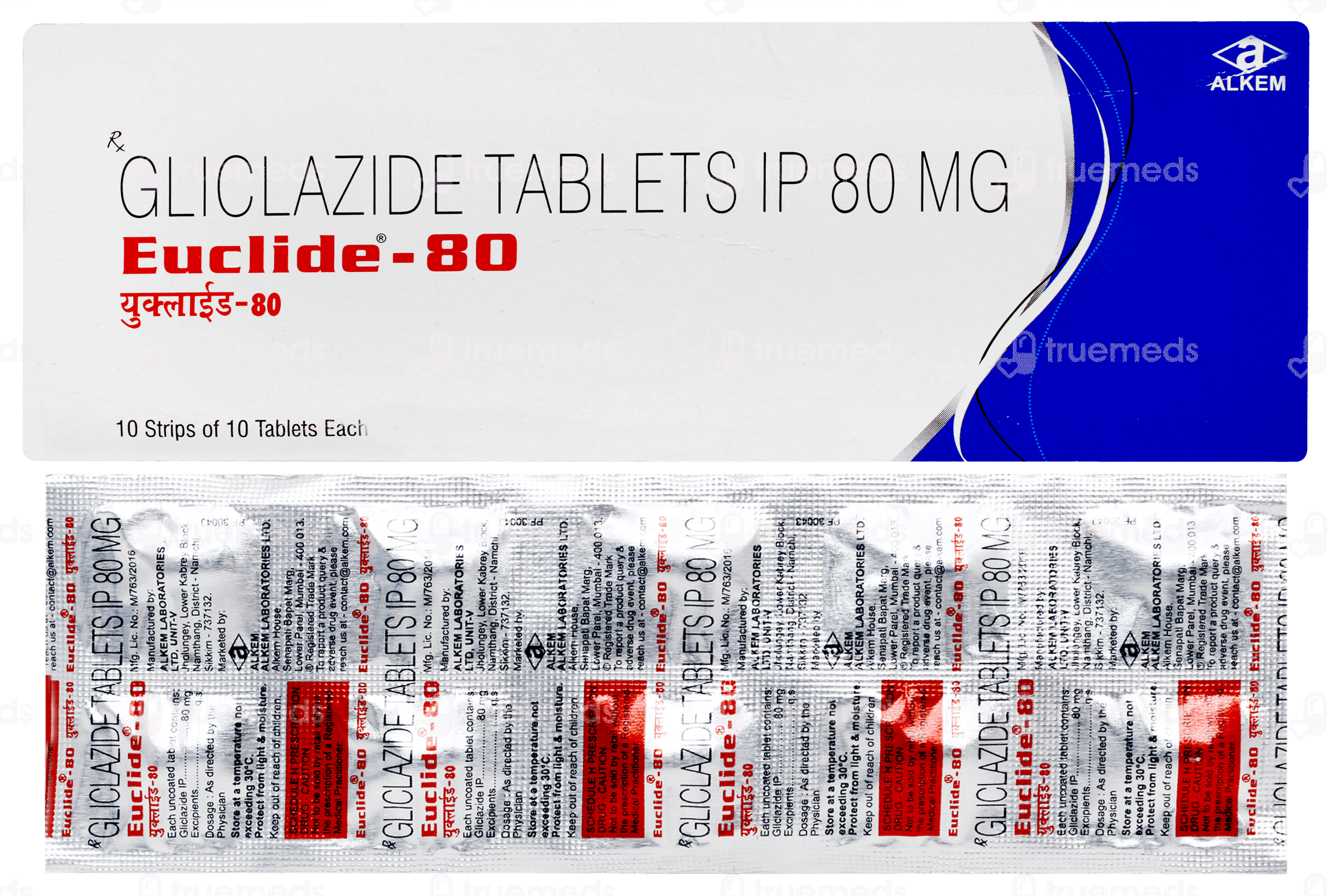 Euclide 80 MG | Order Euclide 80 MG Tablet Online at Truemeds
