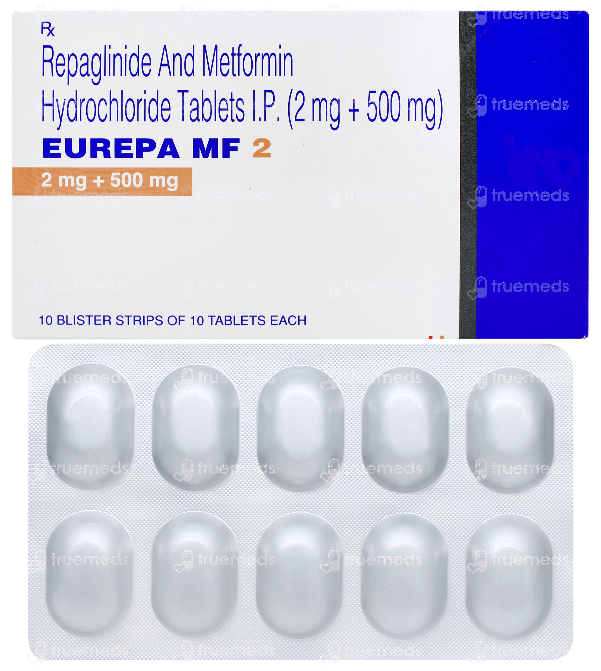 Eurepa Mf 2/500 MG | Order Eurepa Mf 2/500 MG Tablet Online at Truemeds