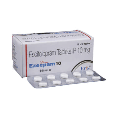 Ezeepam 10 Mg Tablet 10 - Uses, Side Effects, Dosage, Price | Truemeds