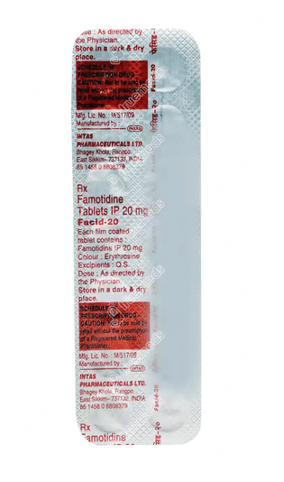 Facid 20 MG | Order Facid 20 MG Tablet Online at Truemeds