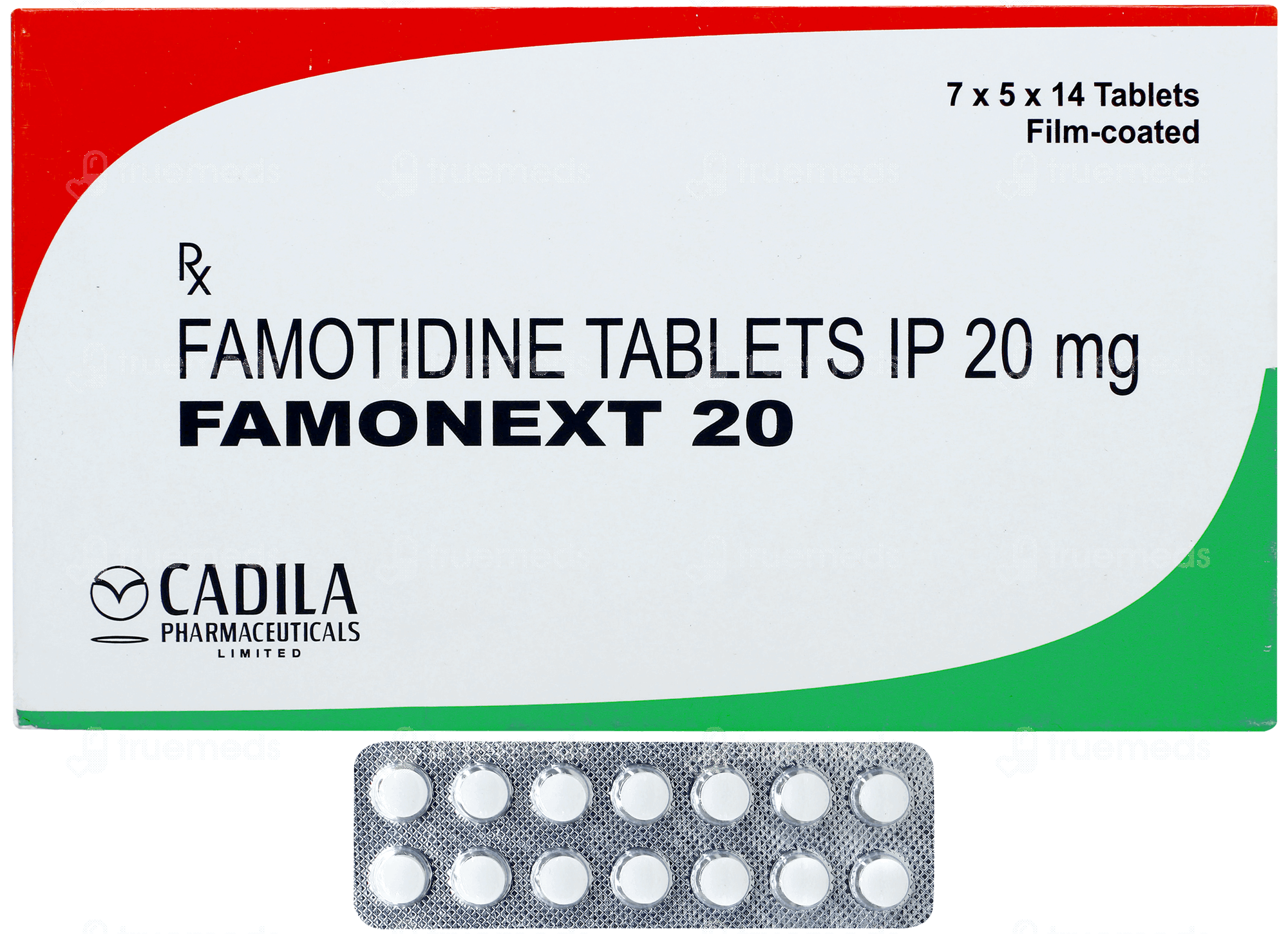 Famonext 20 Mg Tablet 14 - Uses, Side Effects, Dosage, Price | Truemeds