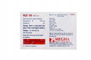 Faze 150 Mg Tablet 1 - Uses, Side Effects, Dosage, Price | Truemeds