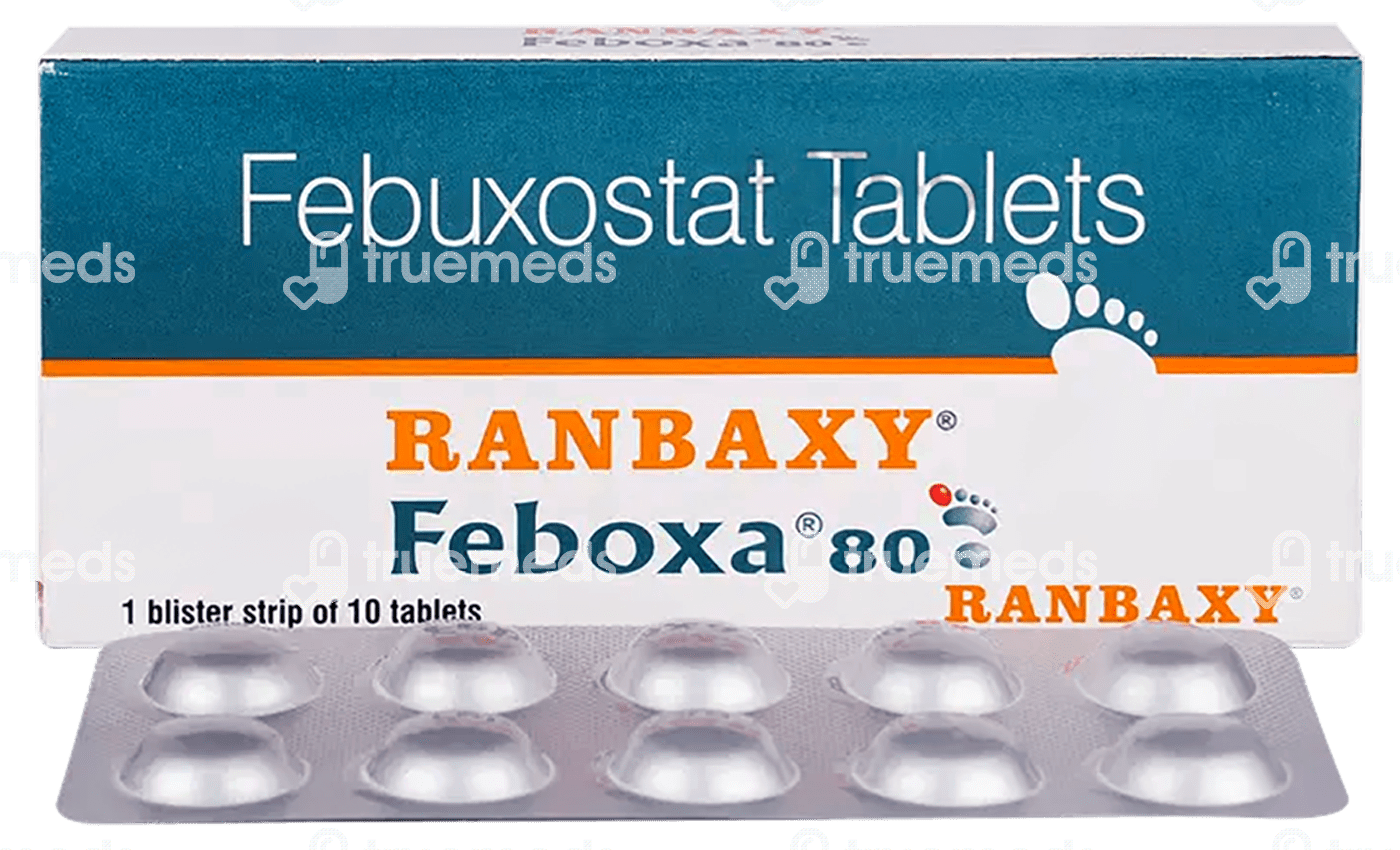 Feboxa 80 Tablet 10: Uses, Side Effects, Price & Substitutes