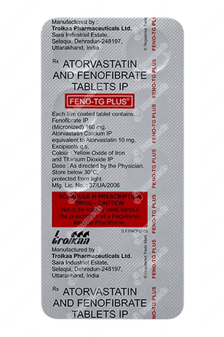 Feno Tg Plus 10/160 MG | Order Feno Tg Plus 10/160 MG Tablet Online at ...