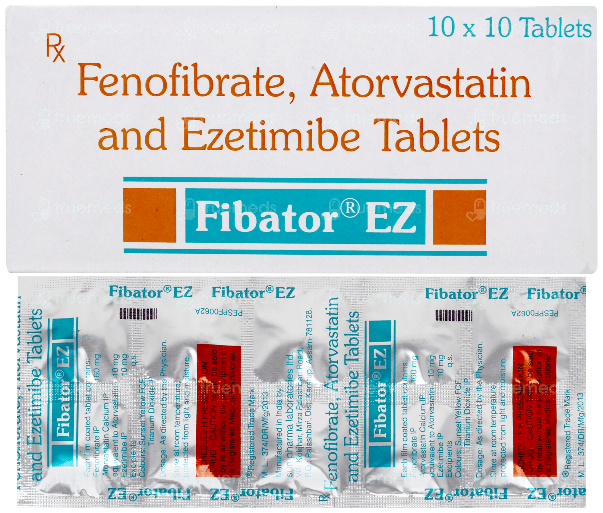 Fibator Ez 10/160/10 MG | Order Fibator Ez 10/160/10 MG Tablet Online ...