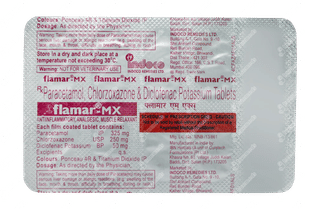 Flamar Mx 50325250 Mg Tablet 10 - Uses, Side Effects, Dosage, Price | Truemeds