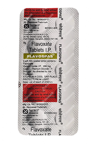 Flavospas 200 Mg Tablet 10 - Uses, Side Effects, Dosage, Price | Truemeds