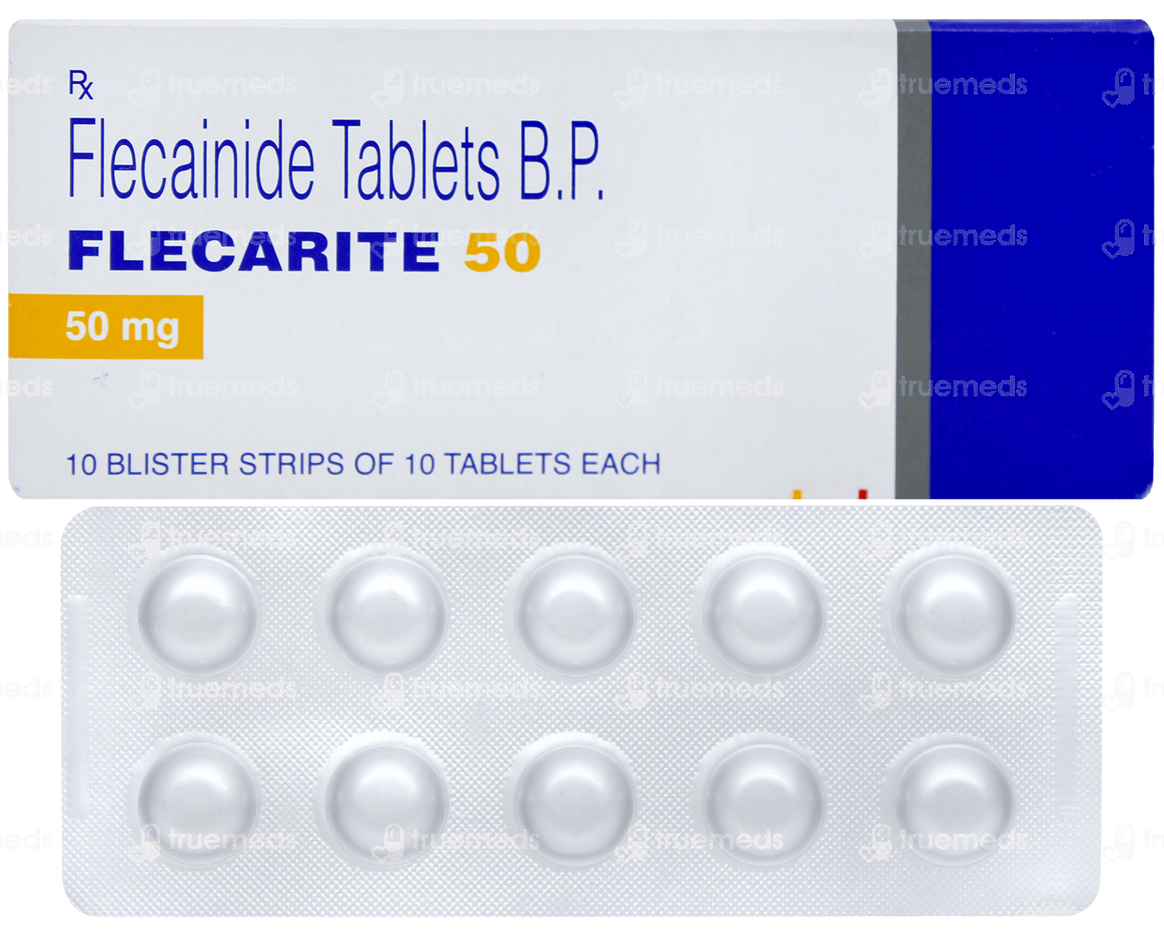 Flecarite 50 MG | Order Flecarite 50 MG Tablet Online at Truemeds