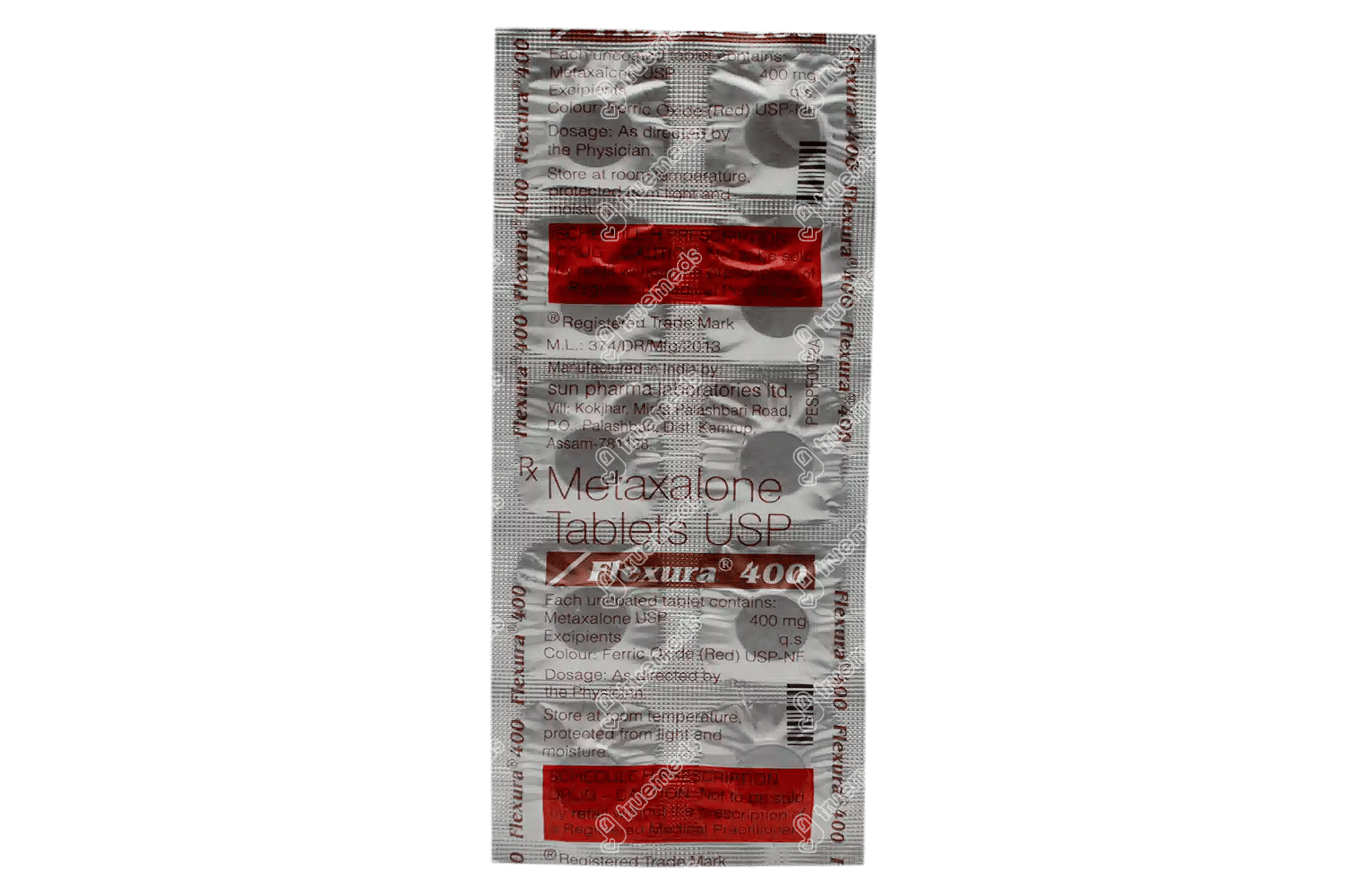 Flexura 400 Mg Tablet 10 - Uses, Side Effects, Dosage, Price | Truemeds