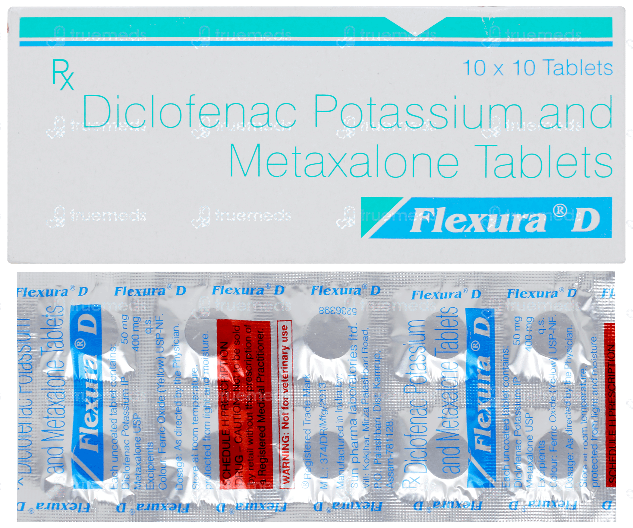 Flexura D 400/50 MG | Order Flexura D 400/50 MG Tablet Online at Truemeds