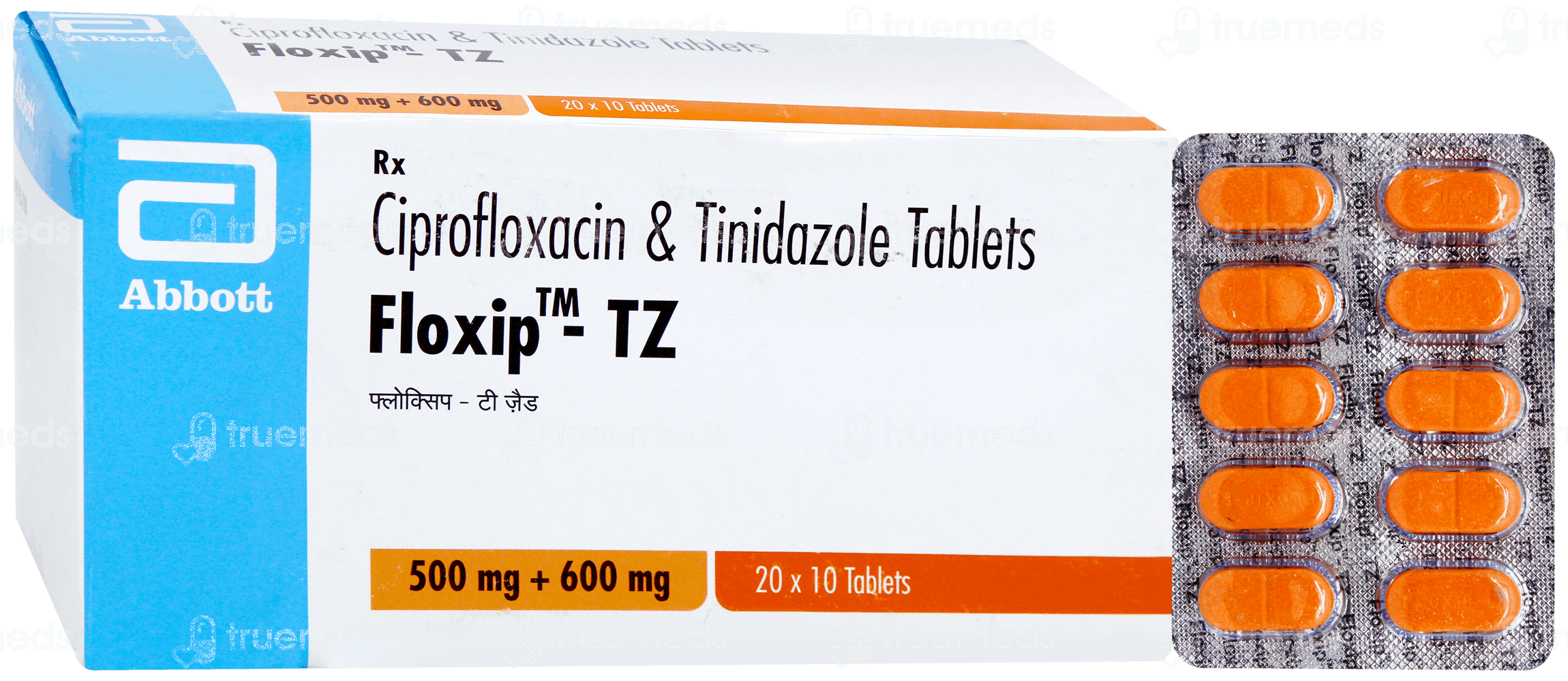 Floxip Tz 500/600 MG | Order Floxip Tz 500/600 MG Tablet Online at Truemeds