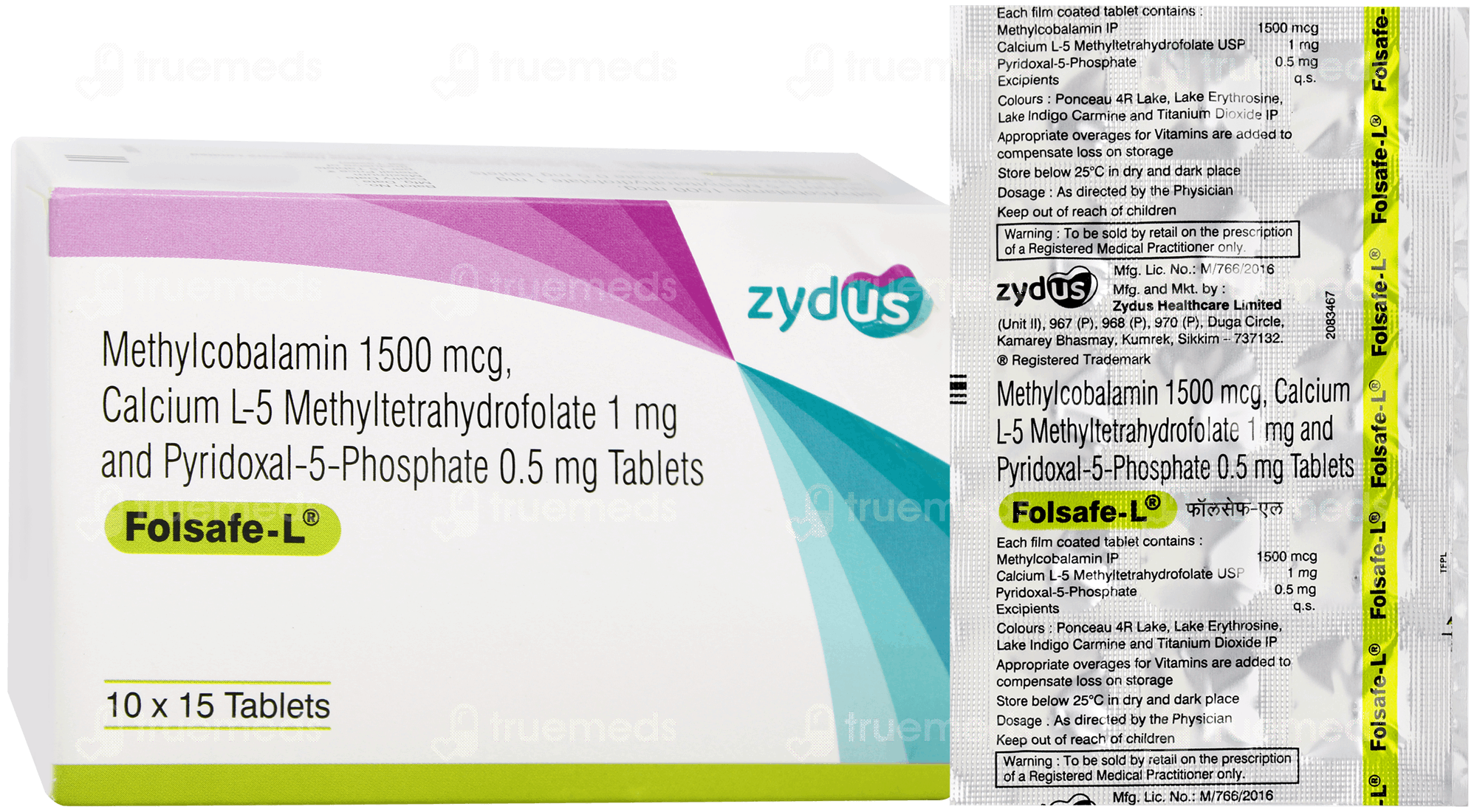 Folsafe L 1/1.5/0.5 MG | Order Folsafe L 1/1.5/0.5 MG Tablet Online at ...