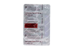 Fritolev 500 Mg Tablet 10 - Uses, Side Effects, Dosage, Price | Truemeds