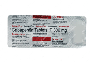 Gabagesic 300 MG | Order Gabagesic 300 MG Tablet Online at Truemeds