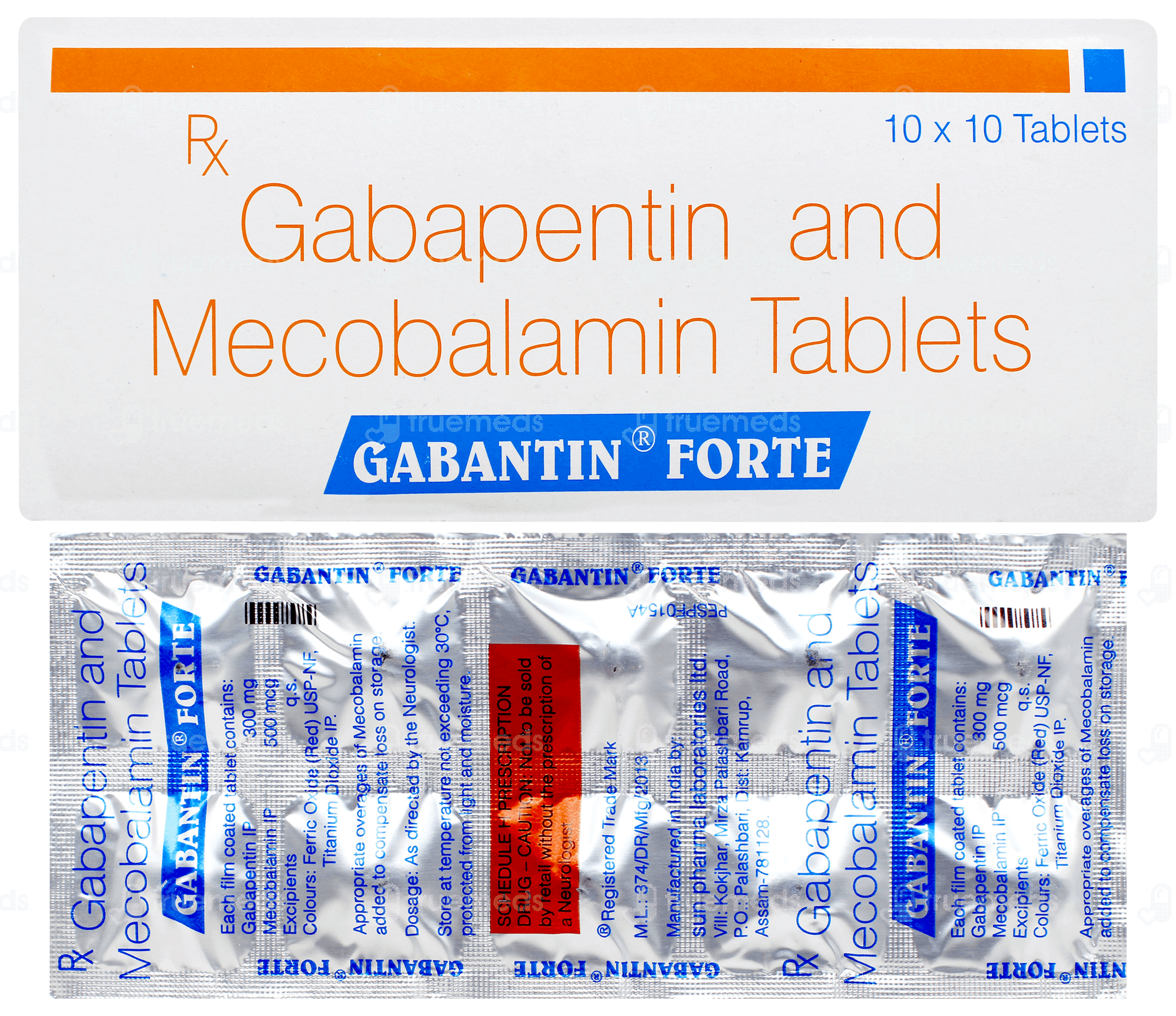 Gabantin Forte 300 Mg/500mcg | Order Gabantin Forte 300 Mg/500mcg ...