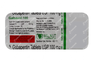 Gabaval 100 MG | Order Gabaval 100 MG Tablet Online at Truemeds