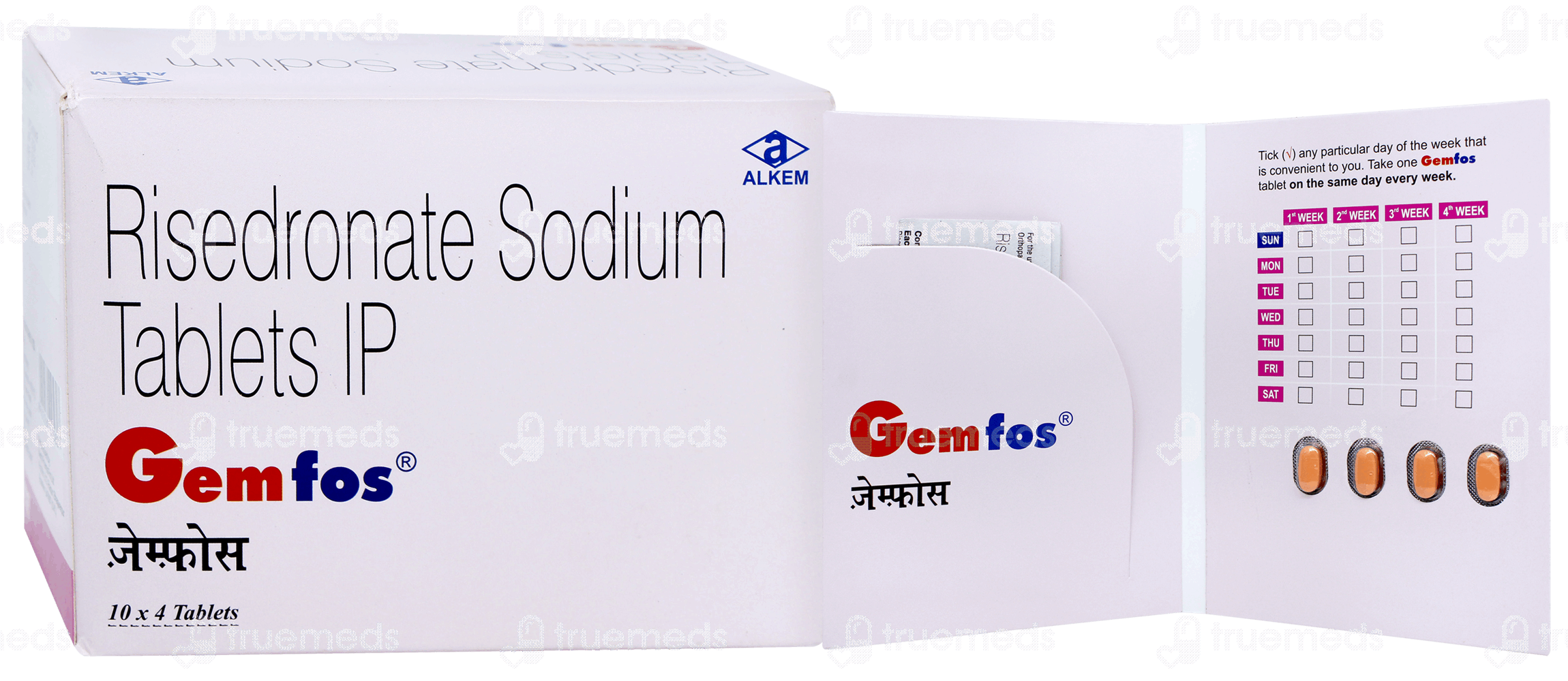 Gemfos 35 Mg Tablet 4 - Uses, Side Effects, Dosage, Price | Truemeds