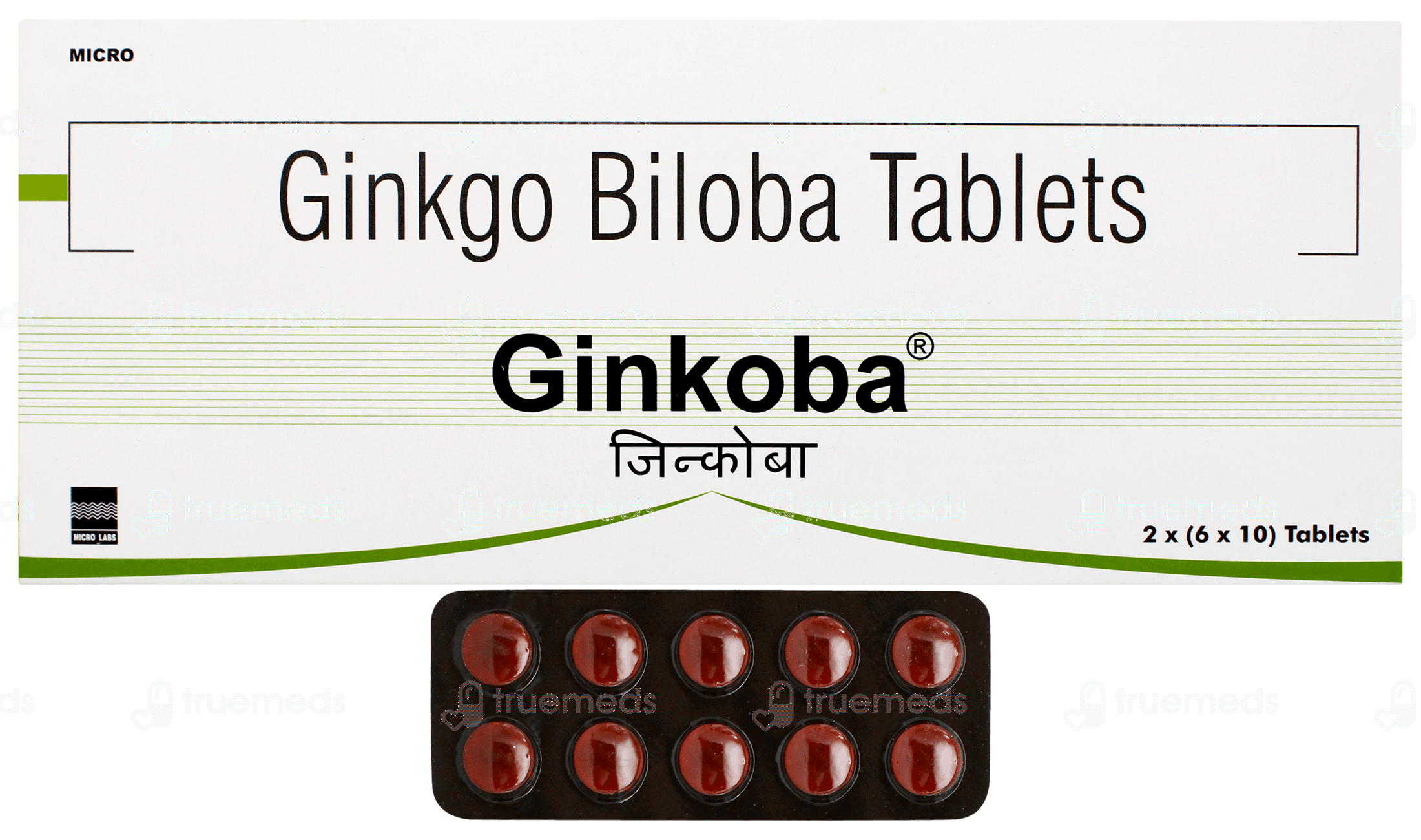 Ginkoba 40 MG | Order Ginkoba 40 MG Tablet Online at Truemeds