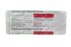 Glemont 10 MG Tablet 10 - Uses, Side Effects, Dosage, Price | Truemeds