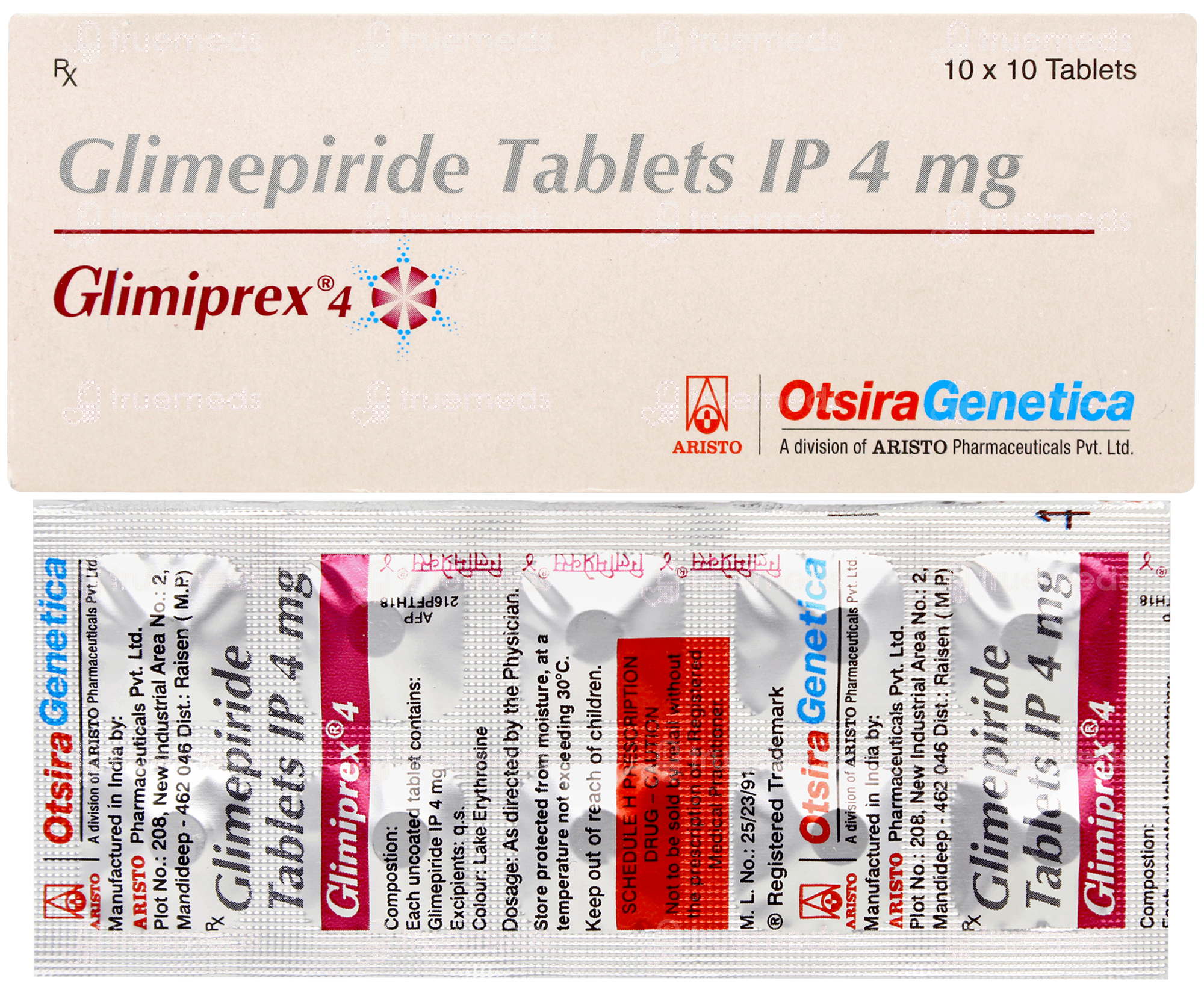 Glimiprex 4 Tablet 10: Uses, Side Effects, Price & Substitutes